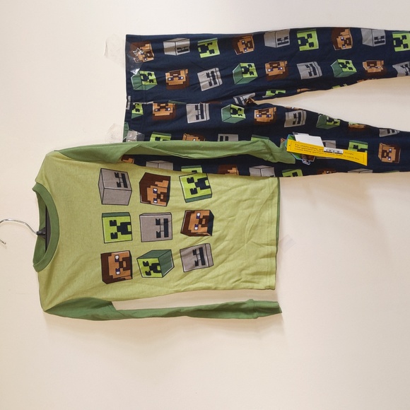 Pajamas | Minecraft Boys 2 Piece Pajama Sleep Set New | Poshmark